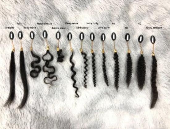 Raw Virgin Hair Extensions Sample - 1-2g Cut-Out for Texture Testing